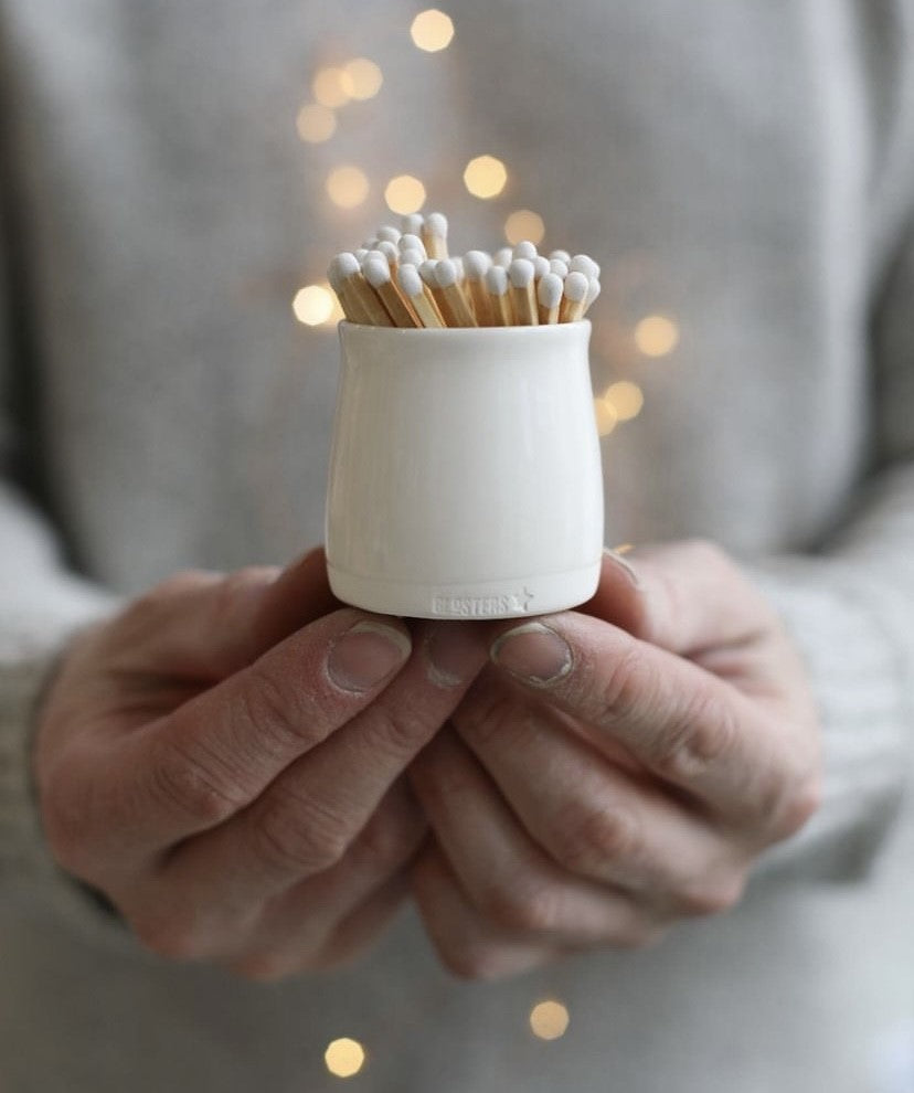 Ceramic Match Pot | Handmade Match Pot | The Oasis Candle Co – The ...